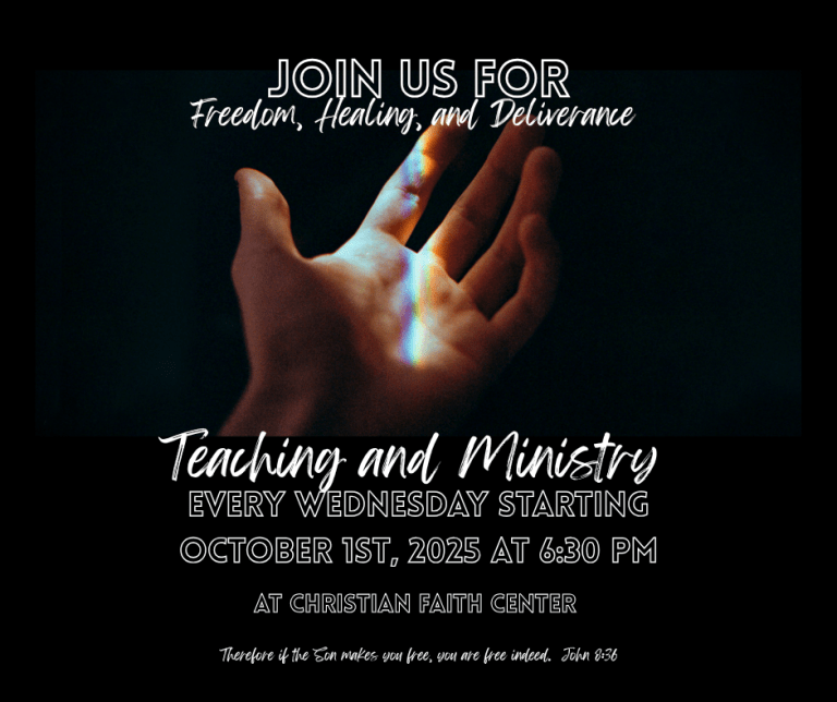 UPCOMING EVENTS – Christian Faith Center